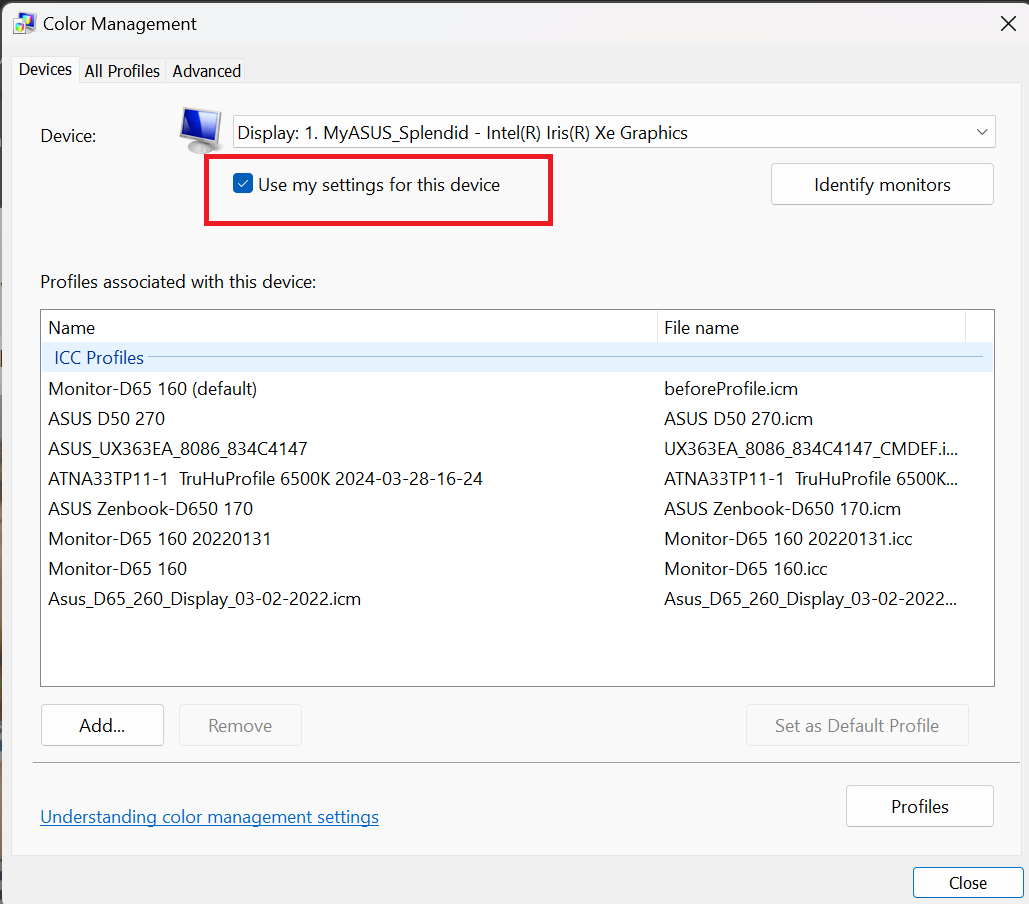 Guide to Color Management Settings in Windows 10 and 11 - TruHu